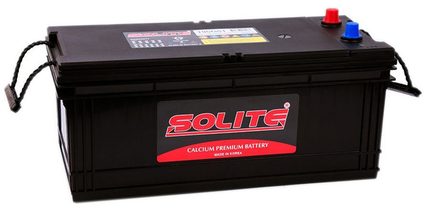 Аккумулятор автомобильный 12v 200 Ah SOLITE 200 Ah 1200 A R+ прямая ...
