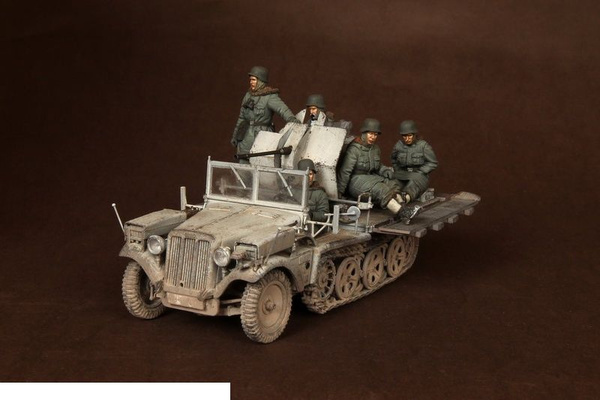 Фигурка для моделирования SOGA Miniatures SOGA-14 Crew for Sd.Kfz.10/5 ...