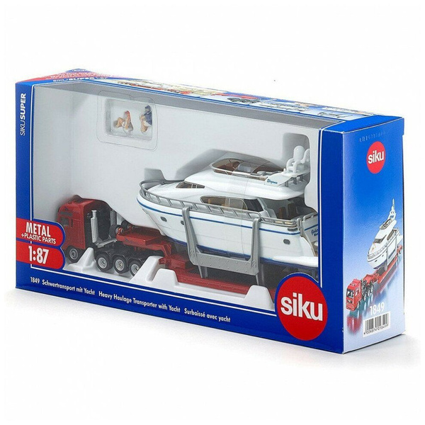 Набор машин Siku Тягач с яхтой 1:87 (1849) купить на OZON по низкой цене (2959022236)