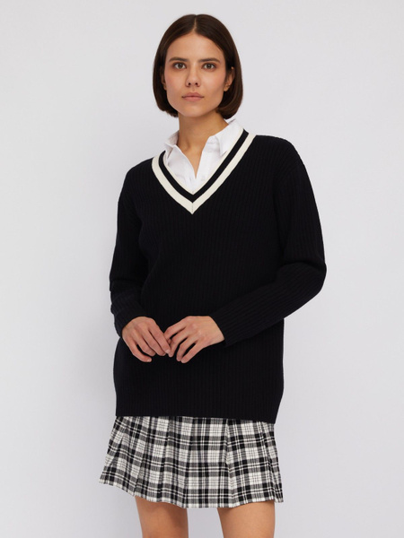 Юбка Женский Zolla черный Вискоза, Полиэстер, размер 46 Мини Демисезон, рост 164-176 купить c ...