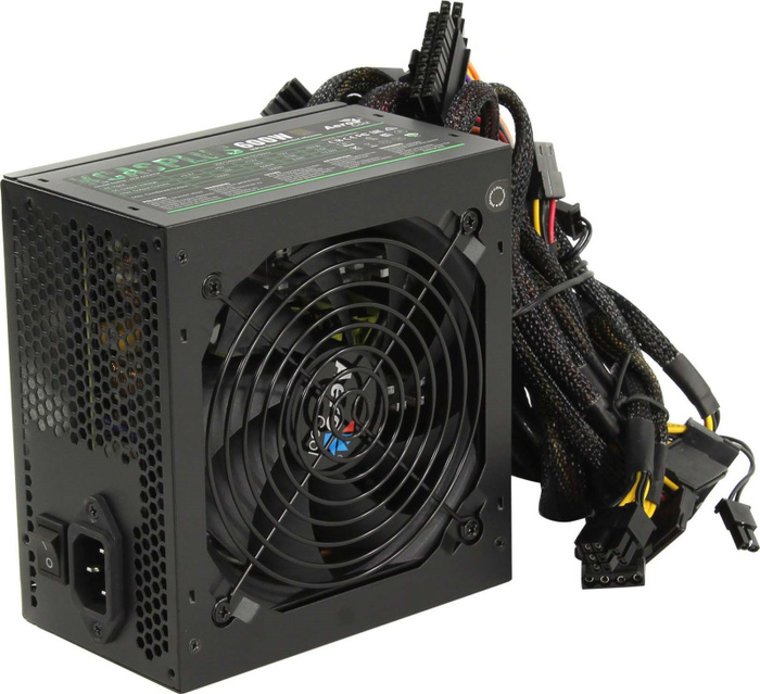 Блок питания Aerocool ATX 600W, KCAS-600W PLUS - купить с доставкой по ...