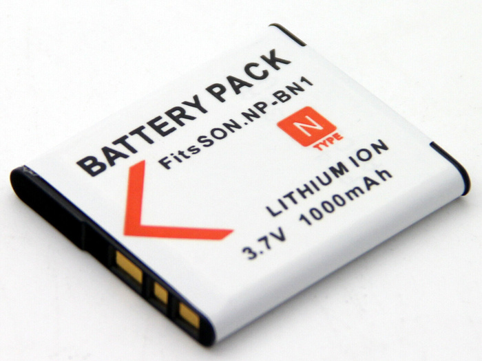 Аккумулятор для видеокамеры Sony NP-BN1, 3.7V, 1000mAh, код mb077158 ...