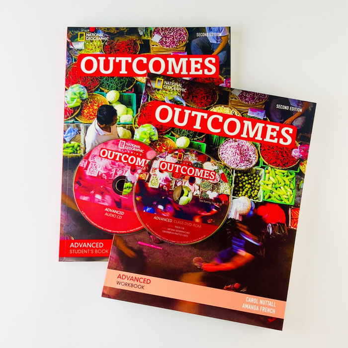 Outcomes advanced.ПОЛНЫЙ КОМПЛЕКТ: Student's book(учебник) + Workbook ...