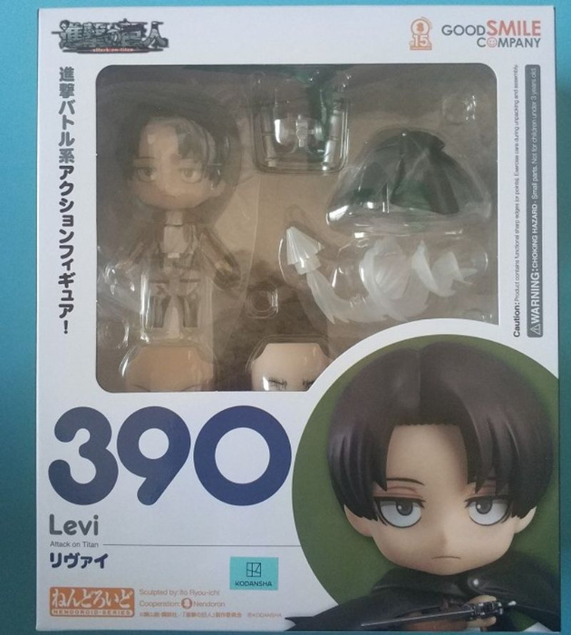 GOOD SMILE GSC NENDOROID 390 Levi Ackerman Attack on Titan Коллекция ...
