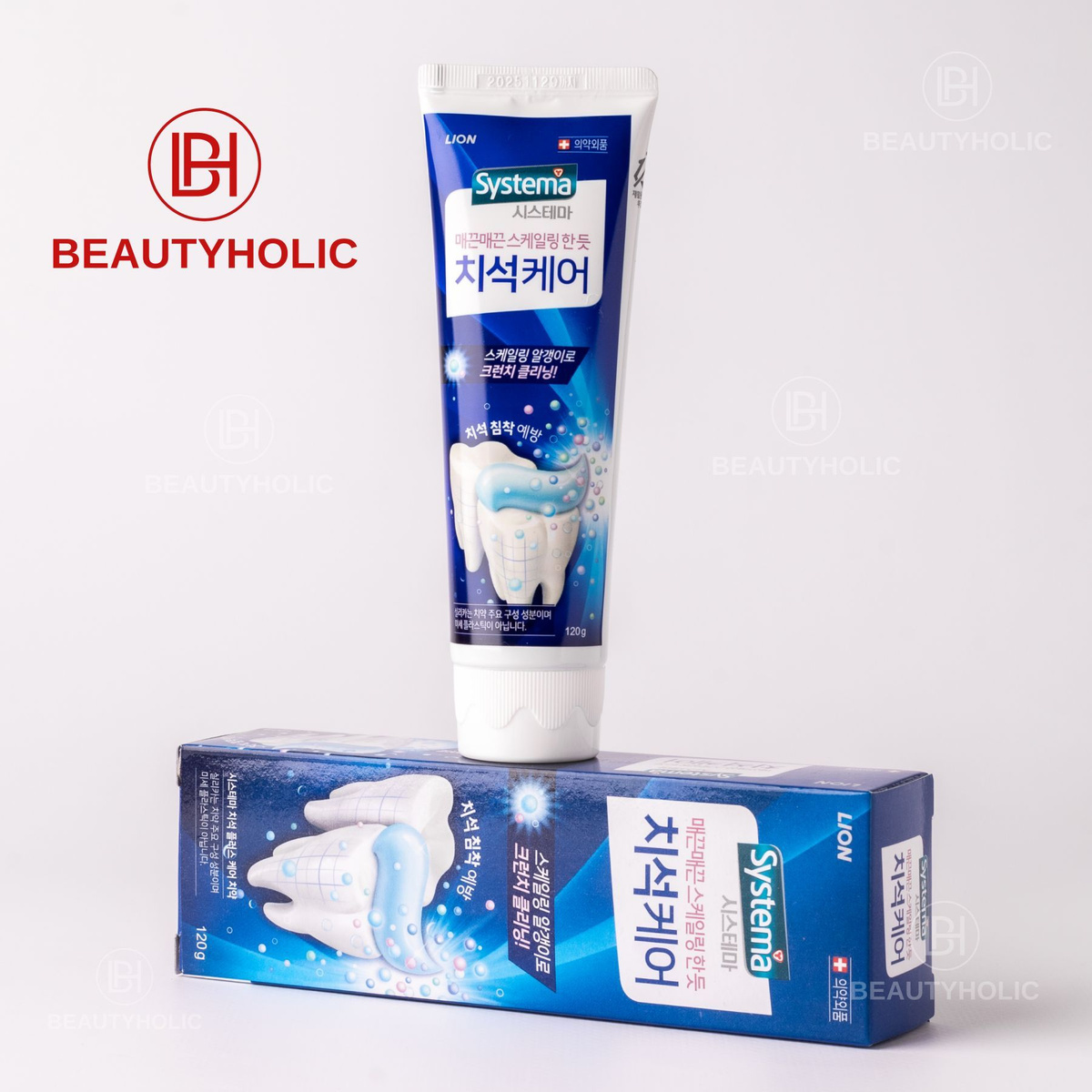 LION Корейская антибактериальная зубная паста Набор SYSTEMA Ice Mint Alpha и SYSTEMA TARTAR ...