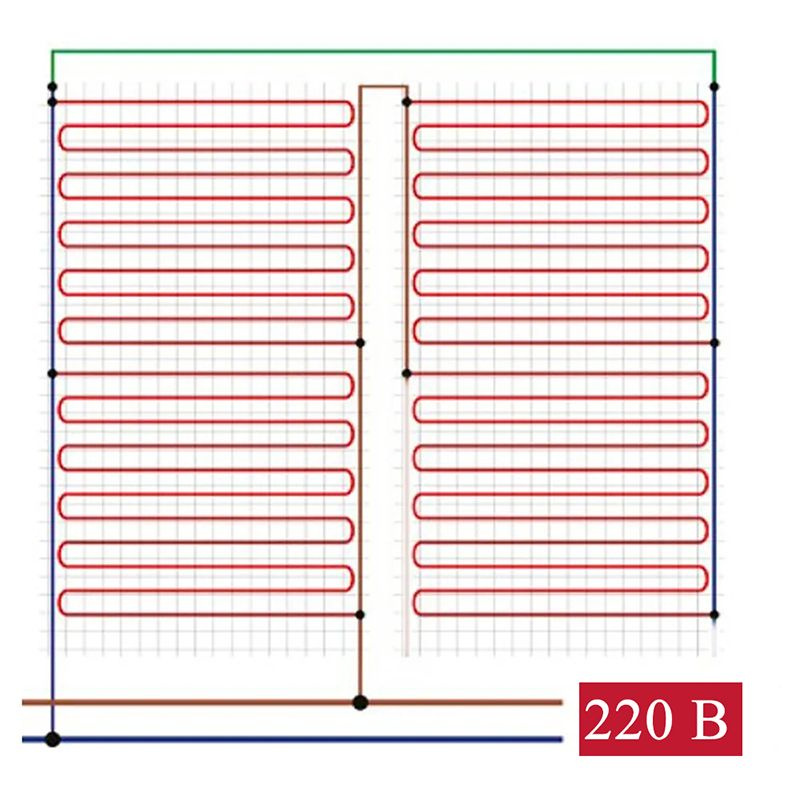 Теплый пол под плитку,Греющий кабель 200 m для теплого пола, инкубатора ...