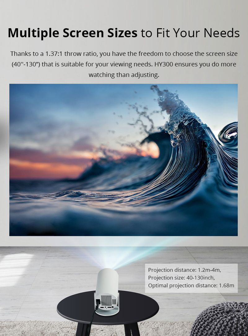 WEMI Проектор для фильмов projector, 1LCD, белый купить на OZON по ...