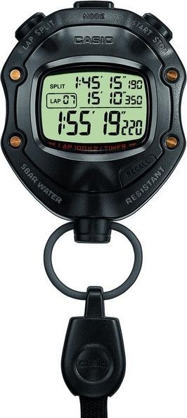 Электронный секундомер Casio HS-80TW-1 купить на OZON по низкой цене ...