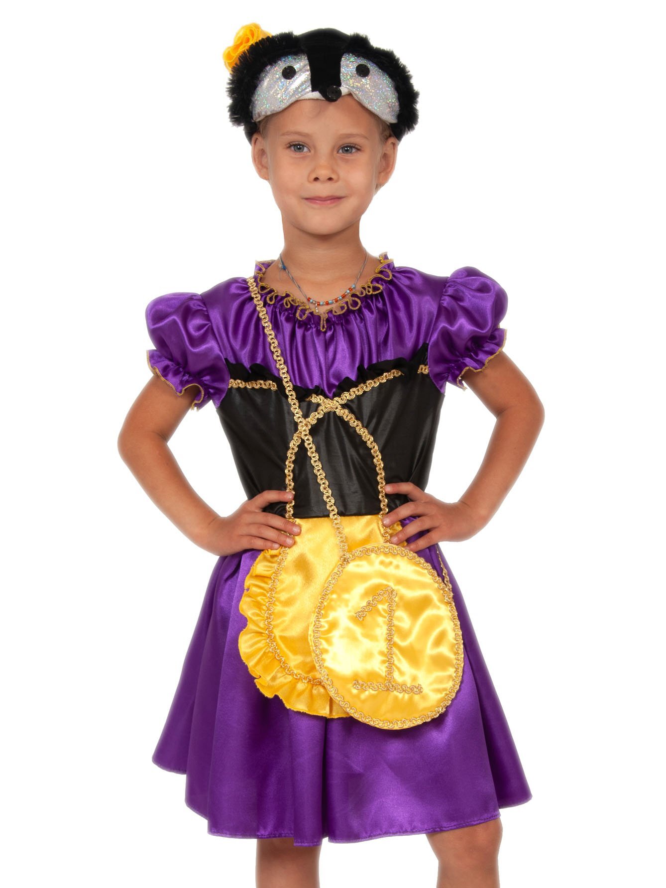 Карнавальная одежда Девочки Карнавалофф Вечерний/праздничный желтый ...