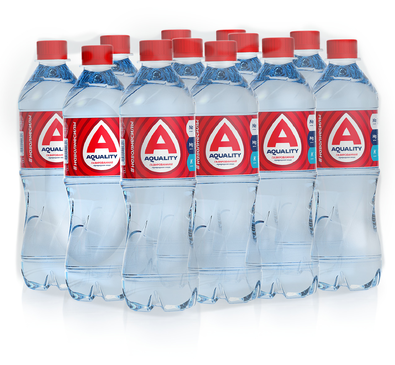 AQUALITY луЧИСТАЯ вкусная вода газированная 12 шт по 0.5 л в Новом году ...