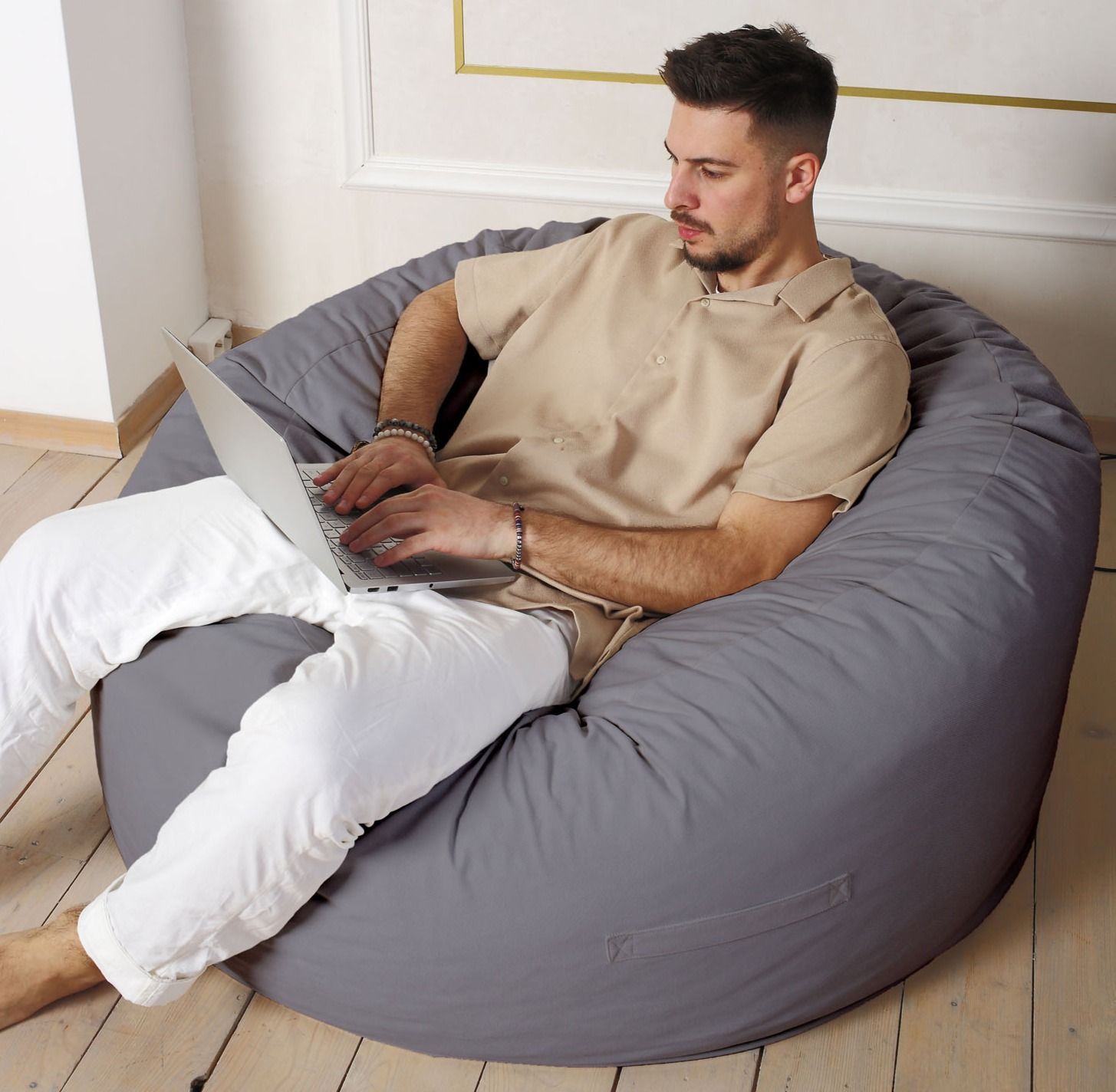 Кресло-мешок Bubble Bag Пуфик, Велюр натуральный, Размер XXL - купить ...