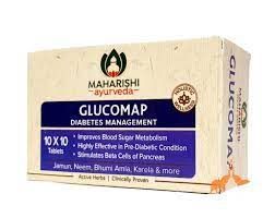 Maharishi Ayurveda Глюкомап (Glucomap) для снижения уровня сахара 100 ...