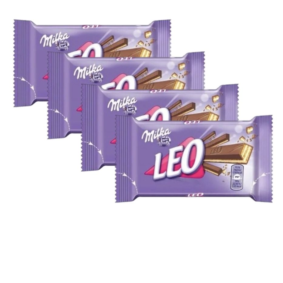 Вафли шоколадные Milka Leo, 33,3 г х 4 шт купить на OZON по низкой цене ...