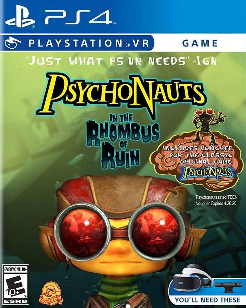 Игра Psychonauts In The Rhombus of Ruin (Только для PS VR) PS4 Диск на ...