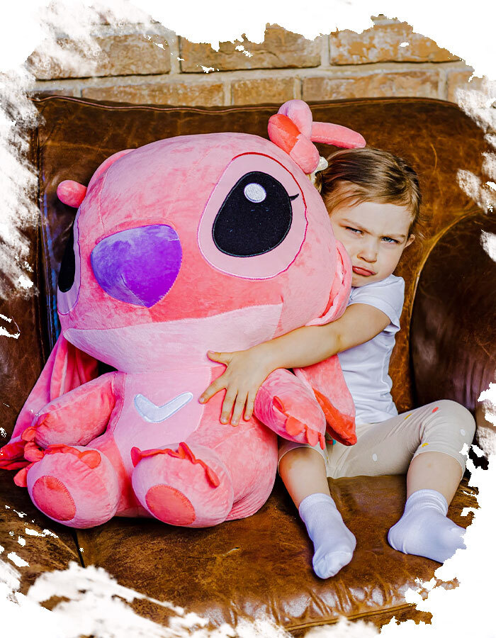 Мягкая плюшевая игрушка "Стич" из мультфильма "Лило и Стич". Альпака ...