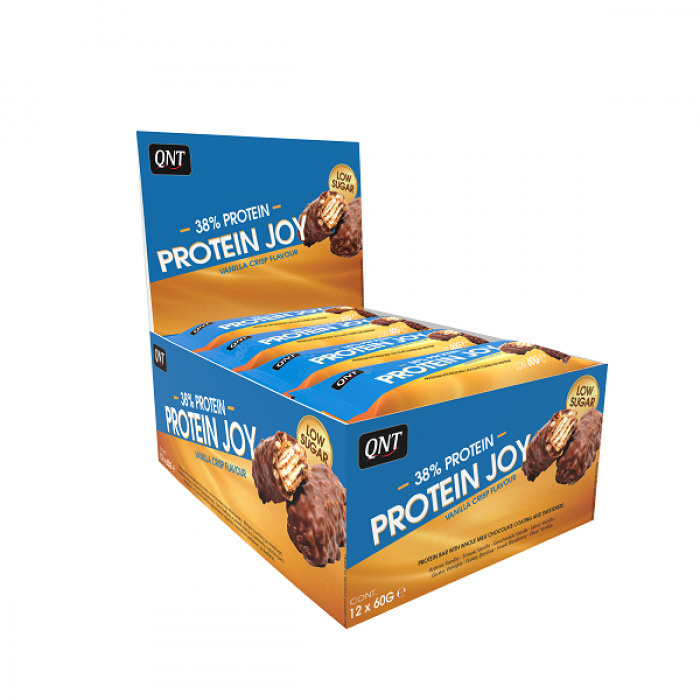 Батончики Protein Joy 60 г, 12 шт, вкус: ванильный крипс - купить с ...