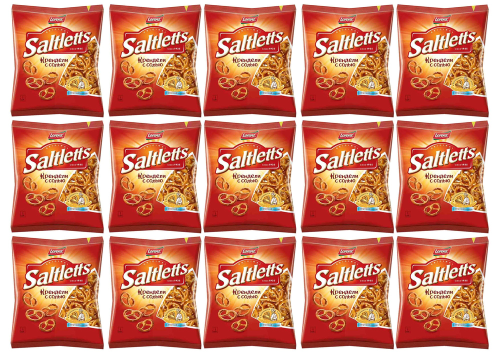 Мини-крендельки с солью Saltletts классические 60гр*15шт - купить с ...