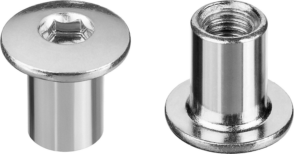 Гайка М6 Эриксона с полукруглой головкой ЗУБР Профессионал M6 x 12мм ...