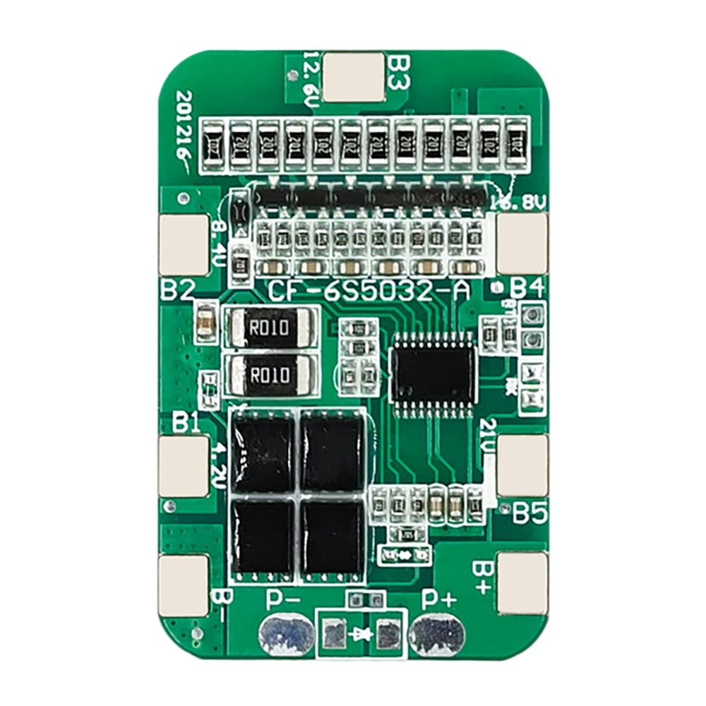 6S 12A 24V Pcb Bms 6Packs 18650 литиевая батарея Защитная плата купить ...