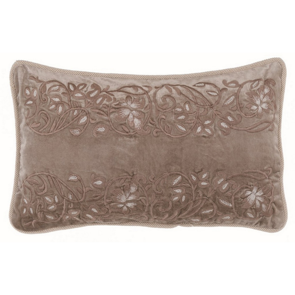 Blanc MariClo' Подушка декоративная с вышивкой 30х50 см SINOPIA SAND ...