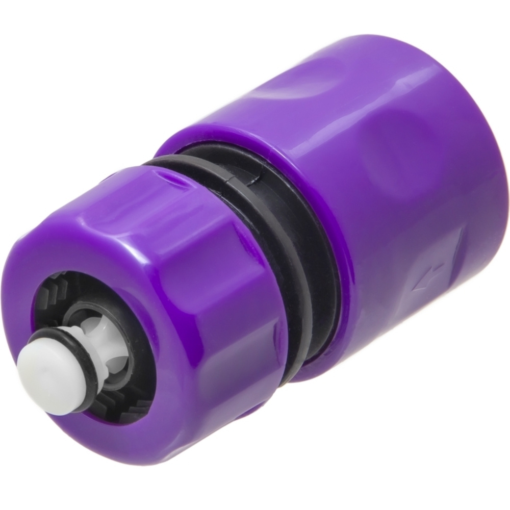 Соединитель для шланга с аквастопом MasterProf 1/2" ДС.070886 купить на OZON по низкой цене ...