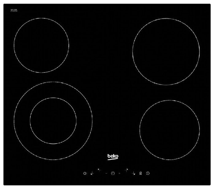 Встраиваемая электрическая варочная панель Beko HIC 64402T купить по ...