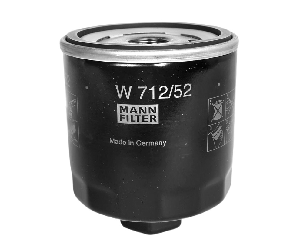 Фильтр масляный MANN FILTER W 712/52 - купить по выгодным ценам в интернет-магазине OZON ...