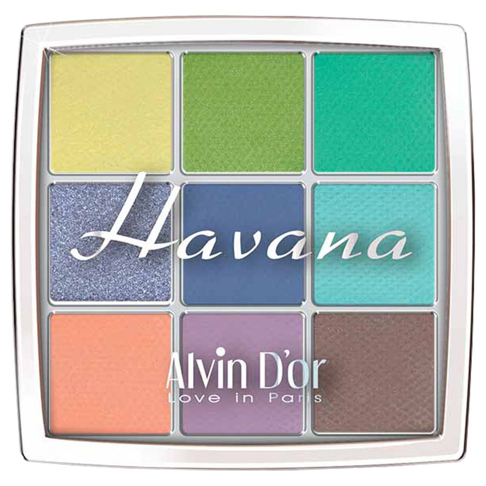 Alvin D'Or Тени для век Havana палетка 9 colors - купить с доставкой по выгодным ценам в ...