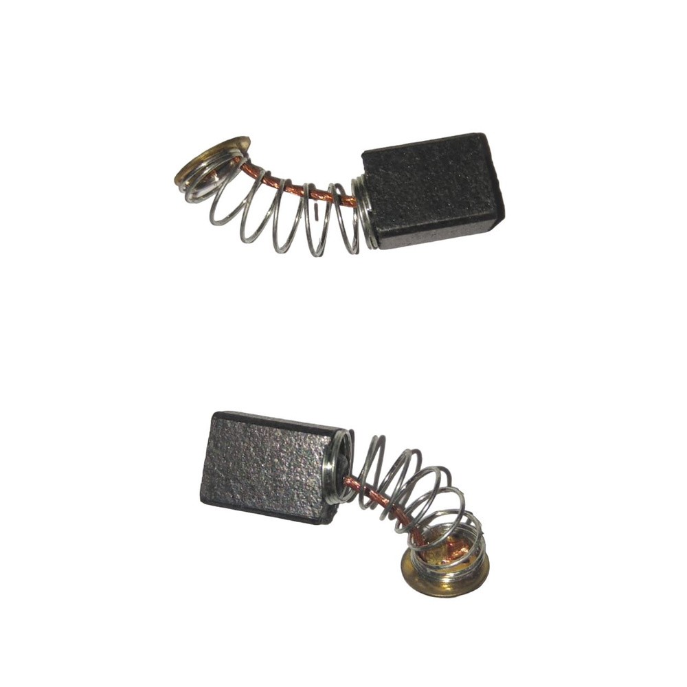 Щетки угольные (графитовые) 5х8х11 пружина, пятак 8.5, комплект 2шт ...