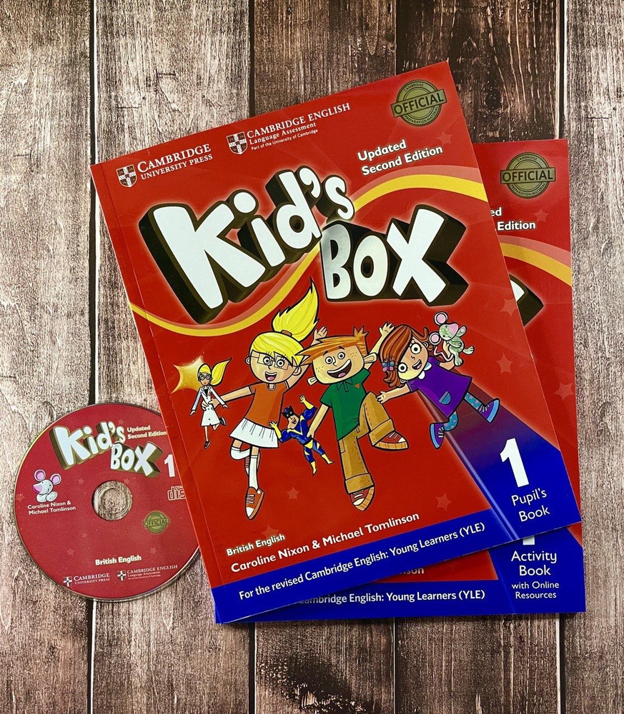 Kids Box 1. ПОЛНЫЙ КОМПЛЕКТ (2nd Edition Updated) Students Book; Workbook + Webcode - купить с ...