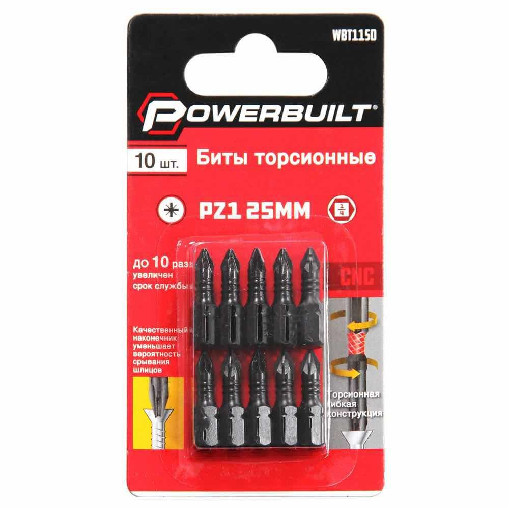 Биты торсионные PZ1 25MM 10 шт купить на OZON по низкой цене (3049500873)