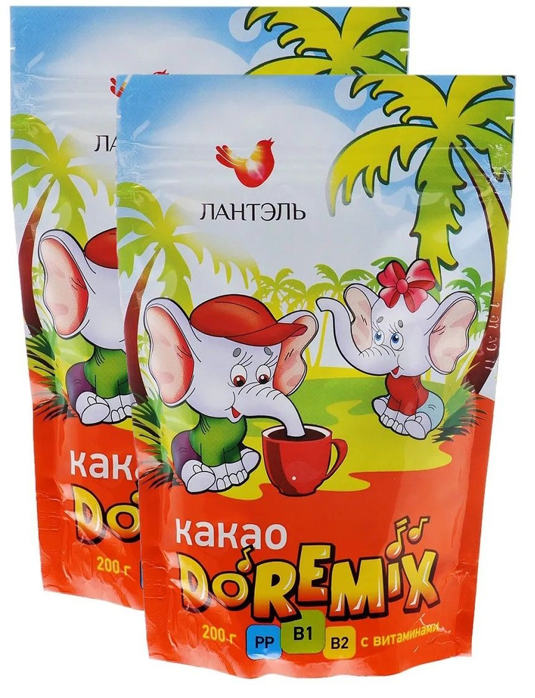 Какао-напиток DoReMix растворимый гранулированный, 2х200гр - купить с ...