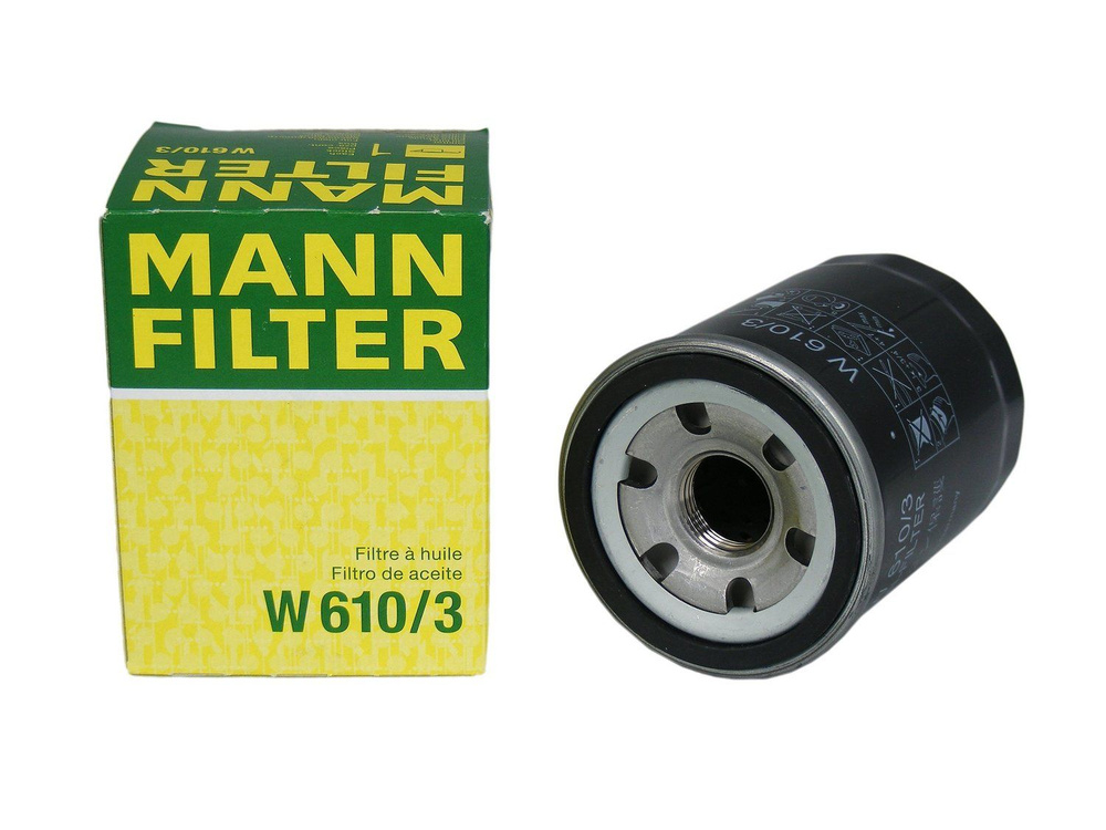 Фильтр масляный MANN FILTER W610/3 VOLVO, KIA, OPEL, FORD, MAZDA ...