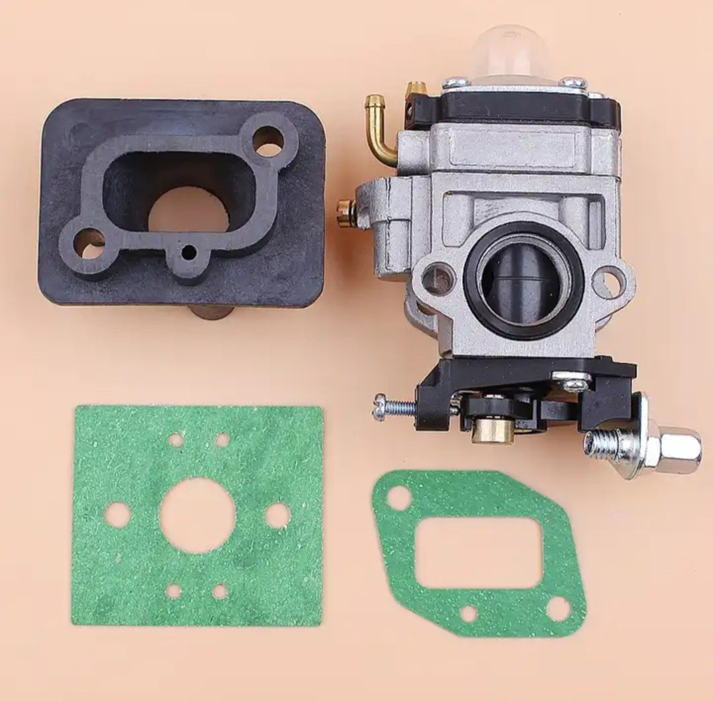 КОМПЛЕКТ: Карбюратор для бензокосы мотокосы триммера 43 52 62 см3 ...