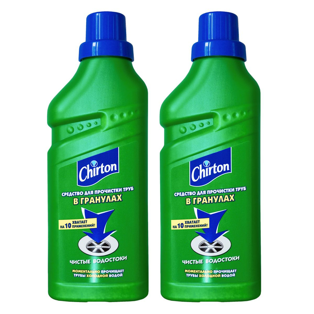 Средство Chirton для прочистки труб от засоров холодной водой 2 шт по ...