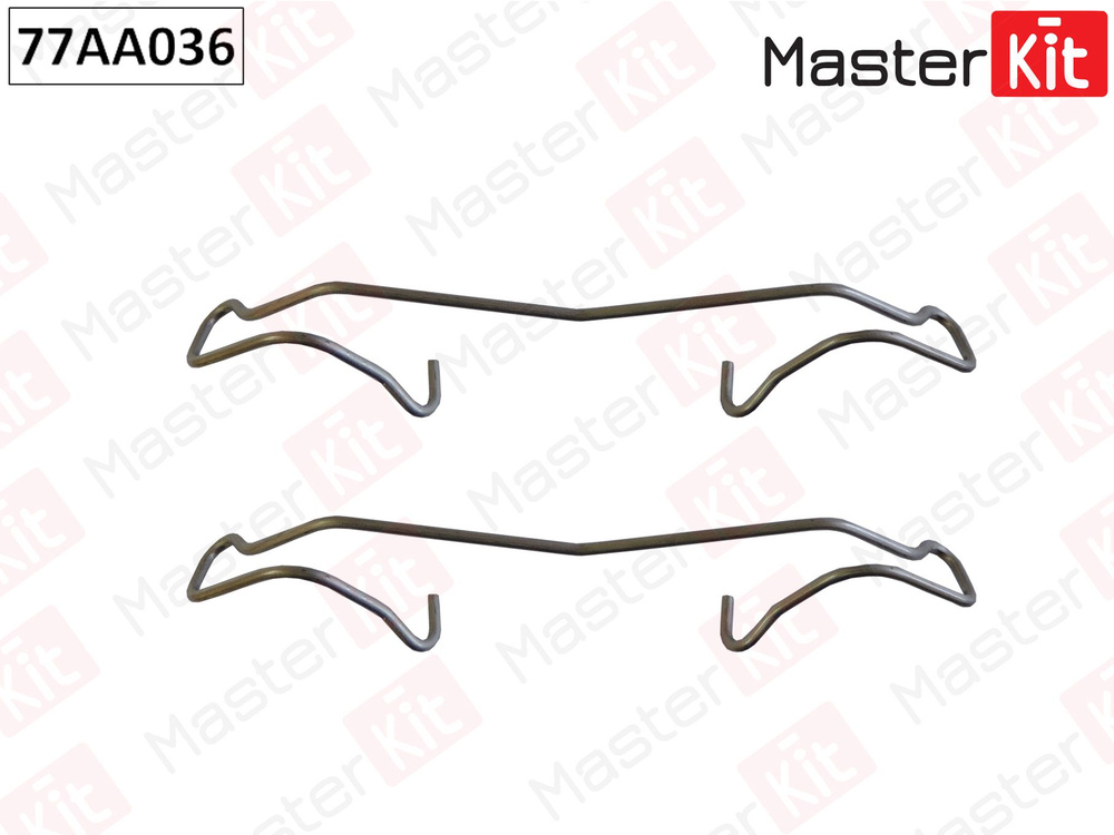 Ремкомплект тормозных колодок MasterKit 77AA036 - купить по низким ...