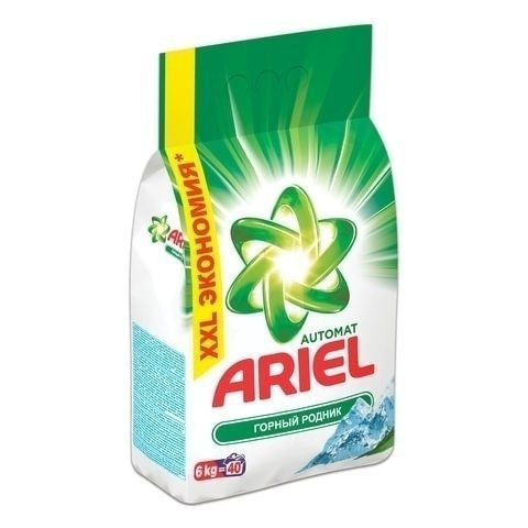 Ariel Стиральный порошок 6000 г - купить с доставкой по выгодным ценам ...