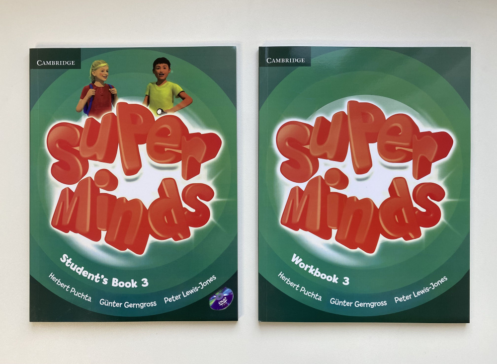 Super Minds 3, Student's Book, Workbook + CD ( учебник, раб.тетрадь и ...
