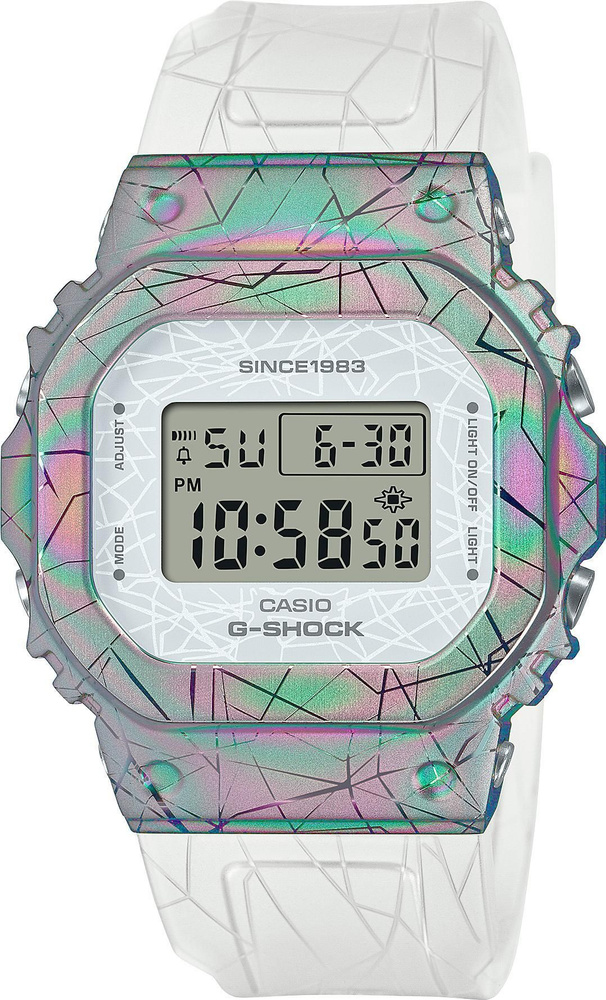 Японские наручные женские часы Casio G-Shock GM-S5640GEM-7E электронные ...
