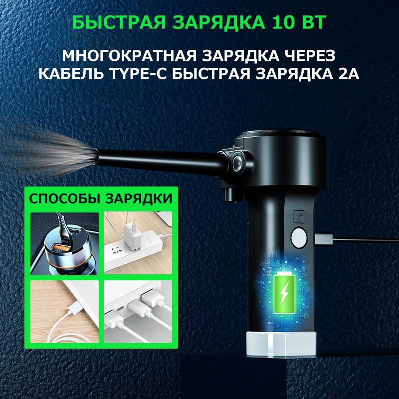 Воздуходувка, электрический сжатый воздух, пневматический очиститель ...