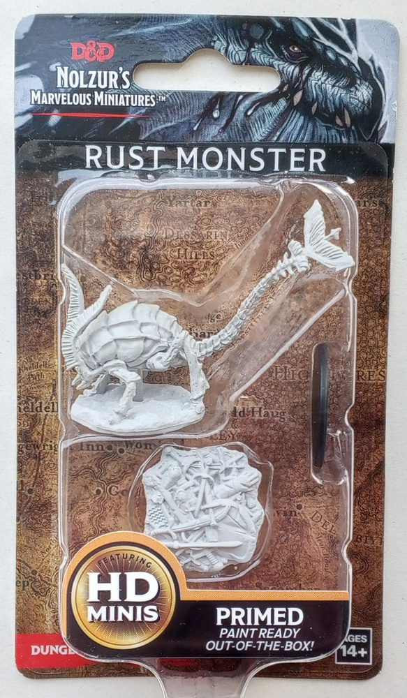 Ржавник, монстр, Rust monster. Фигурка для настольных игр грунтованная ...