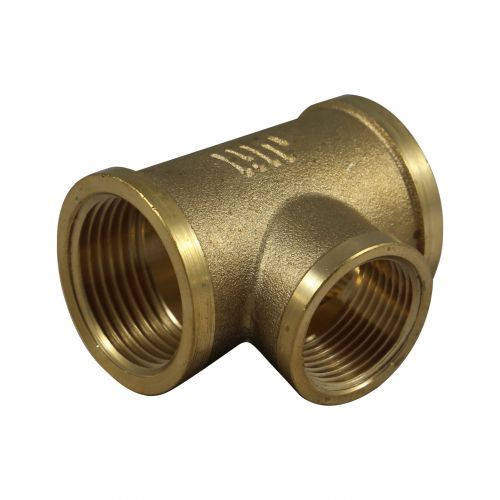 Тройник латунный 3/4" х 1/2" х 3/4" в/в/в EVALAY, ТРОЙНИКЛАТ3412В ...