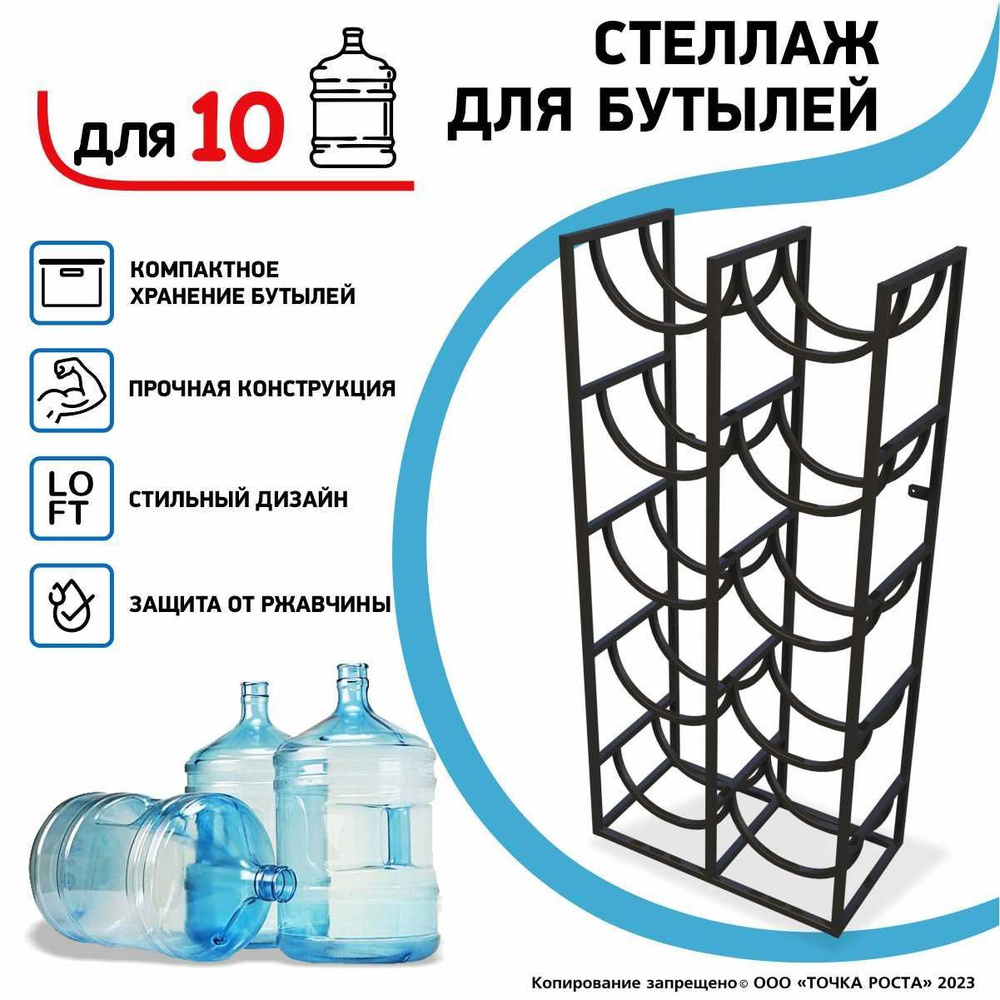Подставка для кулера для бутылок 19 литров на 10 бутылок купить по ...