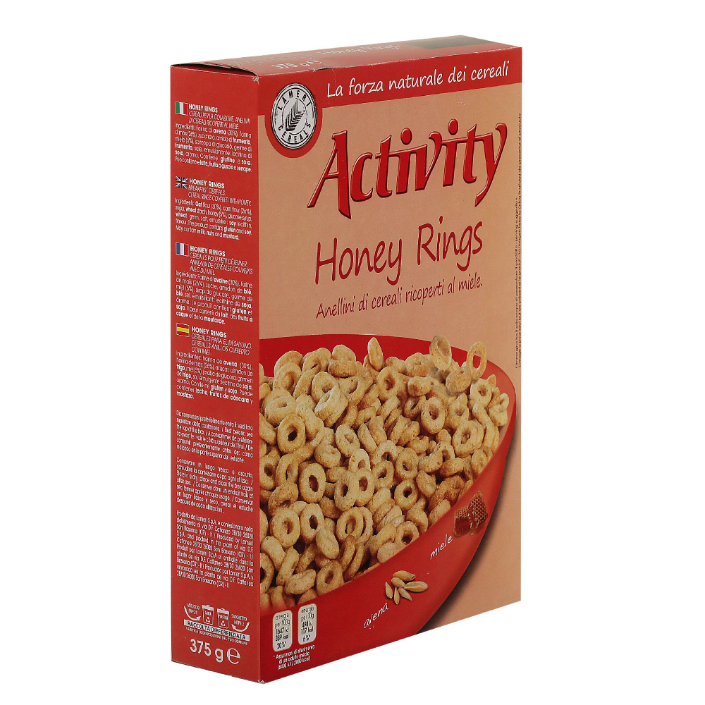 Колечки медовые LAMERI Activity, 375 г, хлопья для завтрака - купить с доставкой по выгодным ...