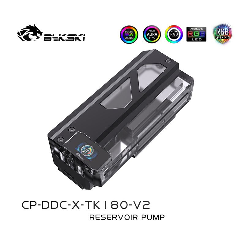 Bykski CP-DDC-X-TK180-V2, RGB Square AIO Warer Pump Res Res, встроенный ...