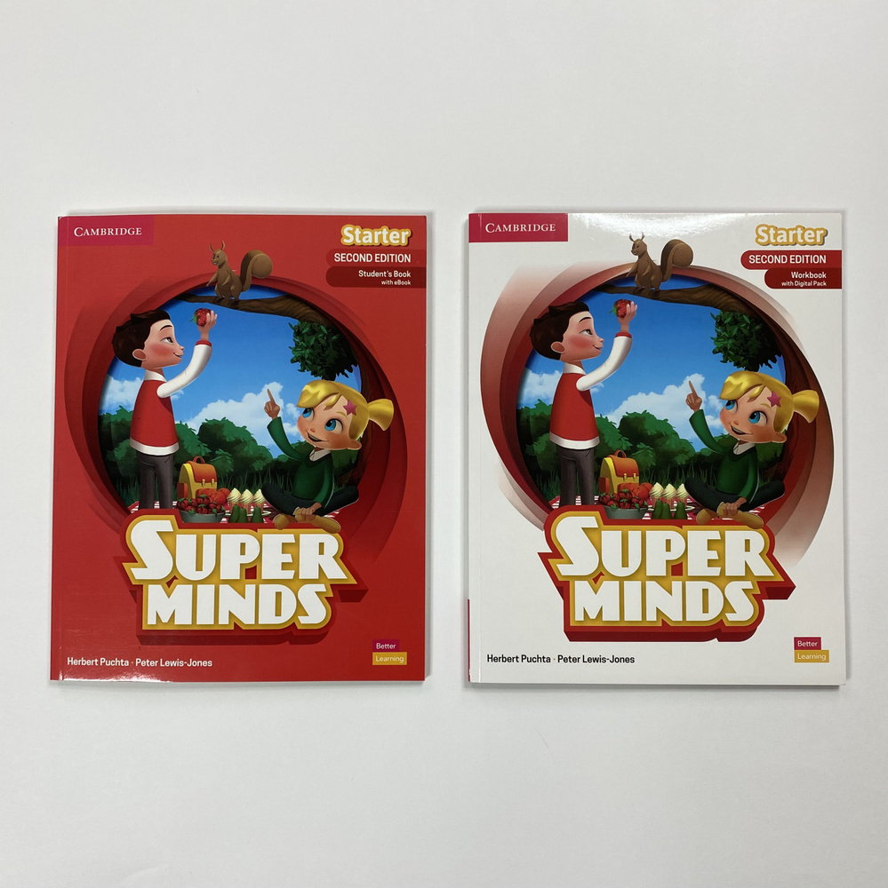 Super Minds Starter 2ed, Student's Book, Workbook ( учебник, раб ...