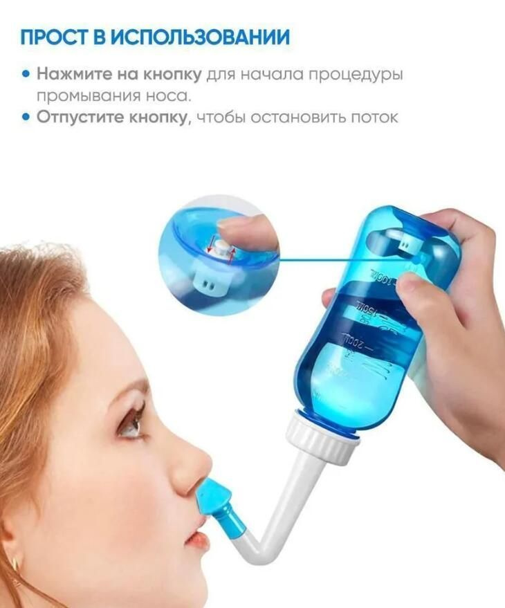 Назальный ирригатор, Устройство для промывания носа / WATERPULSE Nasal ...
