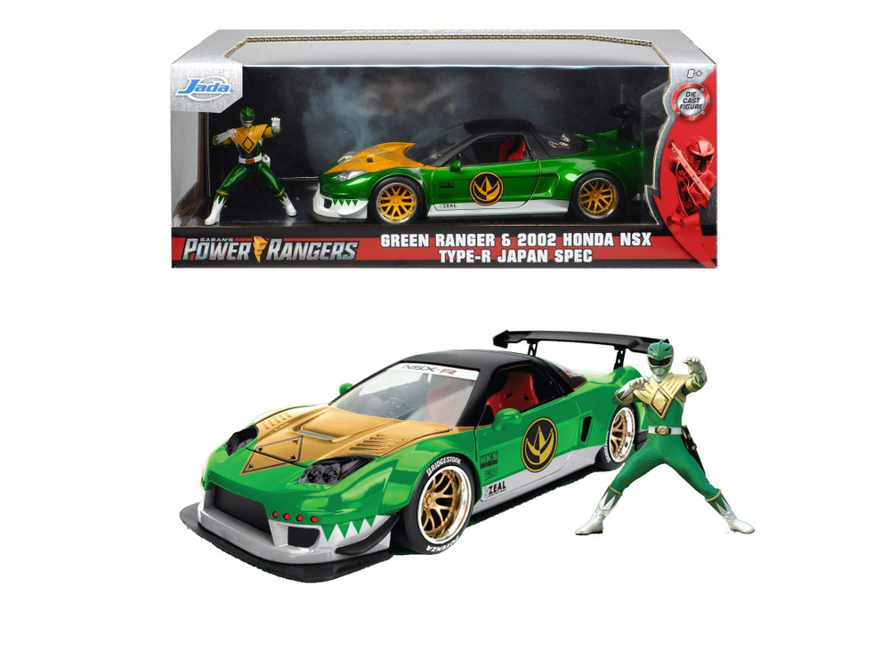 Машинка Jada Toys Power Rangers 1:24 2002 Honda NSX Type-R Japan Spec ...