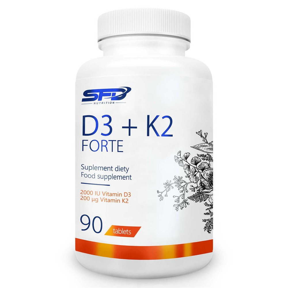 Витамины SFD D3+K2 Forte 90tab - купить с доставкой по выгодным ценам в ...