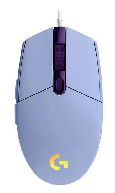 Мышь проводная Logitech G Мышь Logitech G102 LightSync, Lilac, USB 910 ...
